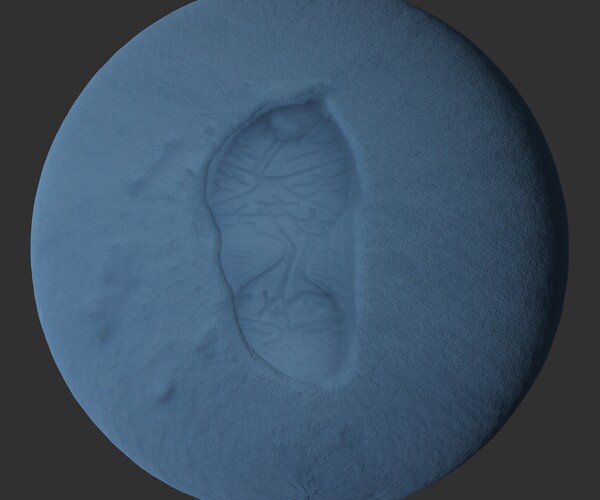 ArtStation - Snow Step 4 PBR Material | Game Assets