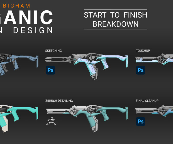 ArtStation - Organic Weapon Design Tutorial | Tutorials ArtStation - Organic Weapon Design Tutorial | Tutorials