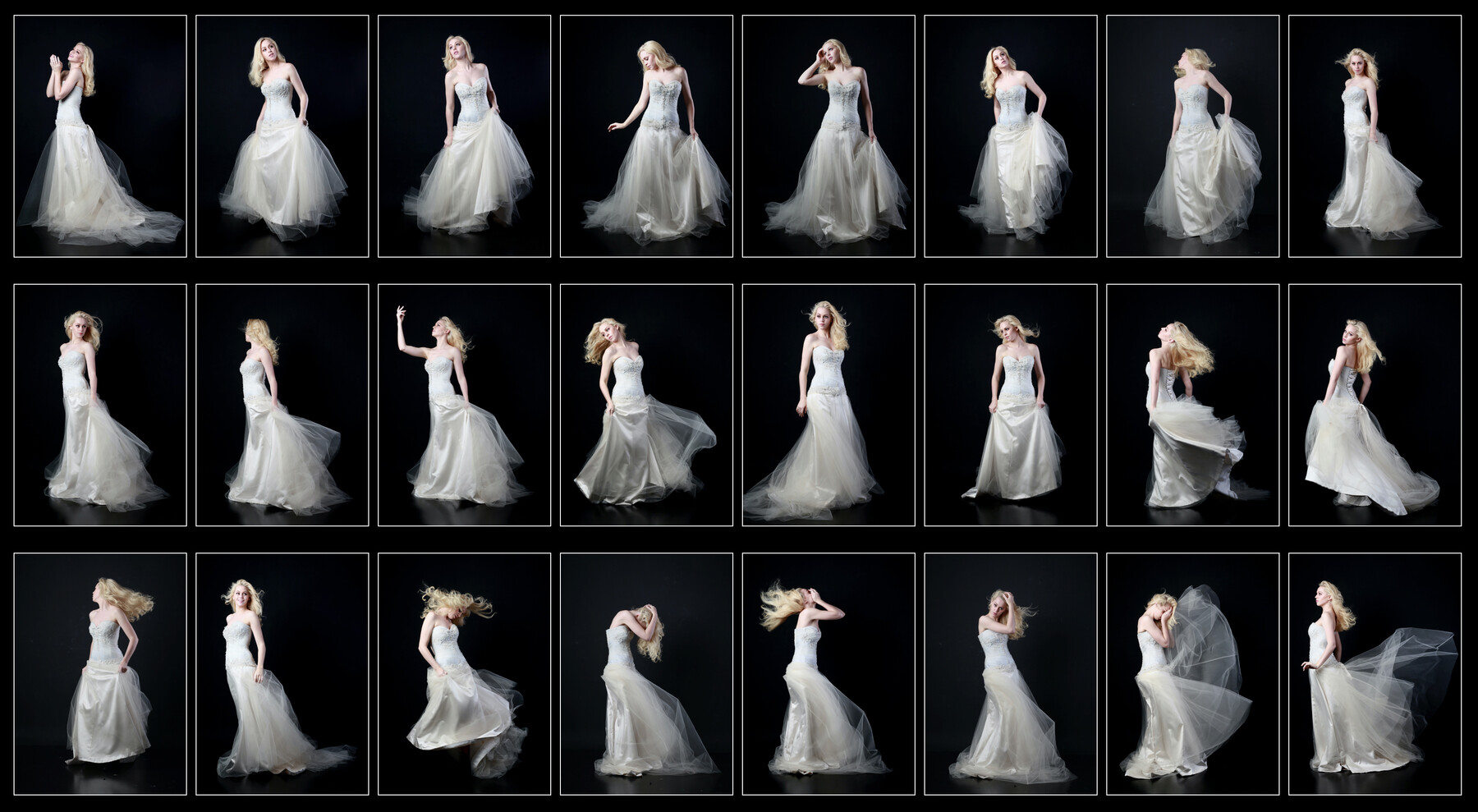 ArtStation - x125 Bridal gown poses - Reference pack | Resources