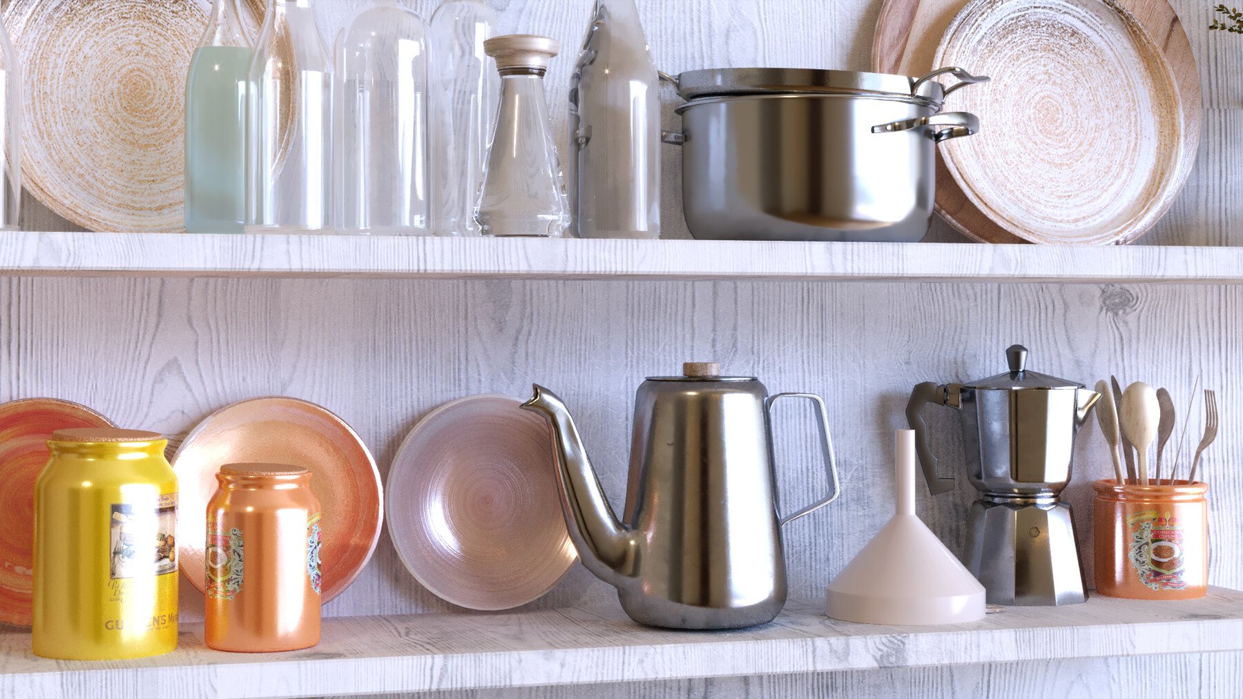 ArtStation - kitchen decor set 003 | Resources