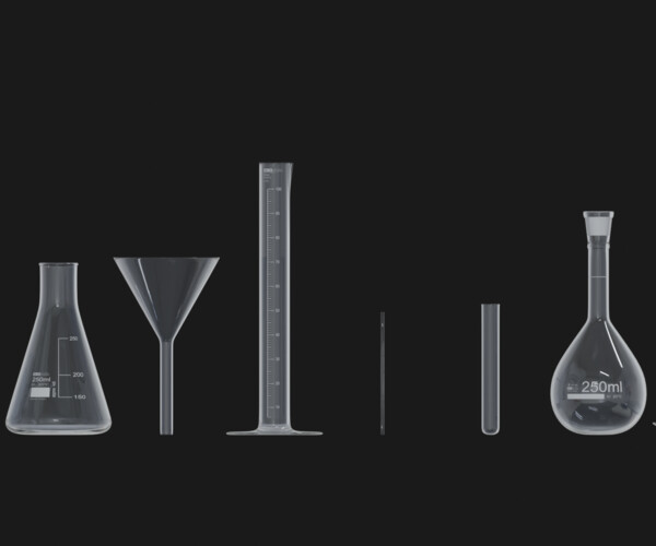 ArtStation - Laboratory Glassware Set | Resources