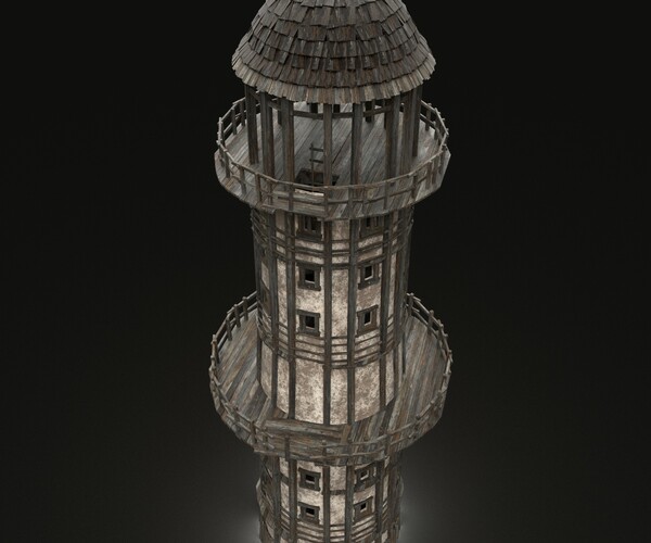 ArtStation - ENTERABLE AAA NEXT GEN MEDIEVAL LIGHTHOUSE LANTERN TOWER ...