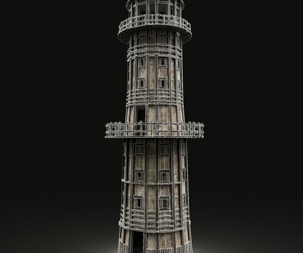 ArtStation - ENTERABLE AAA NEXT GEN MEDIEVAL LIGHTHOUSE LANTERN TOWER ...