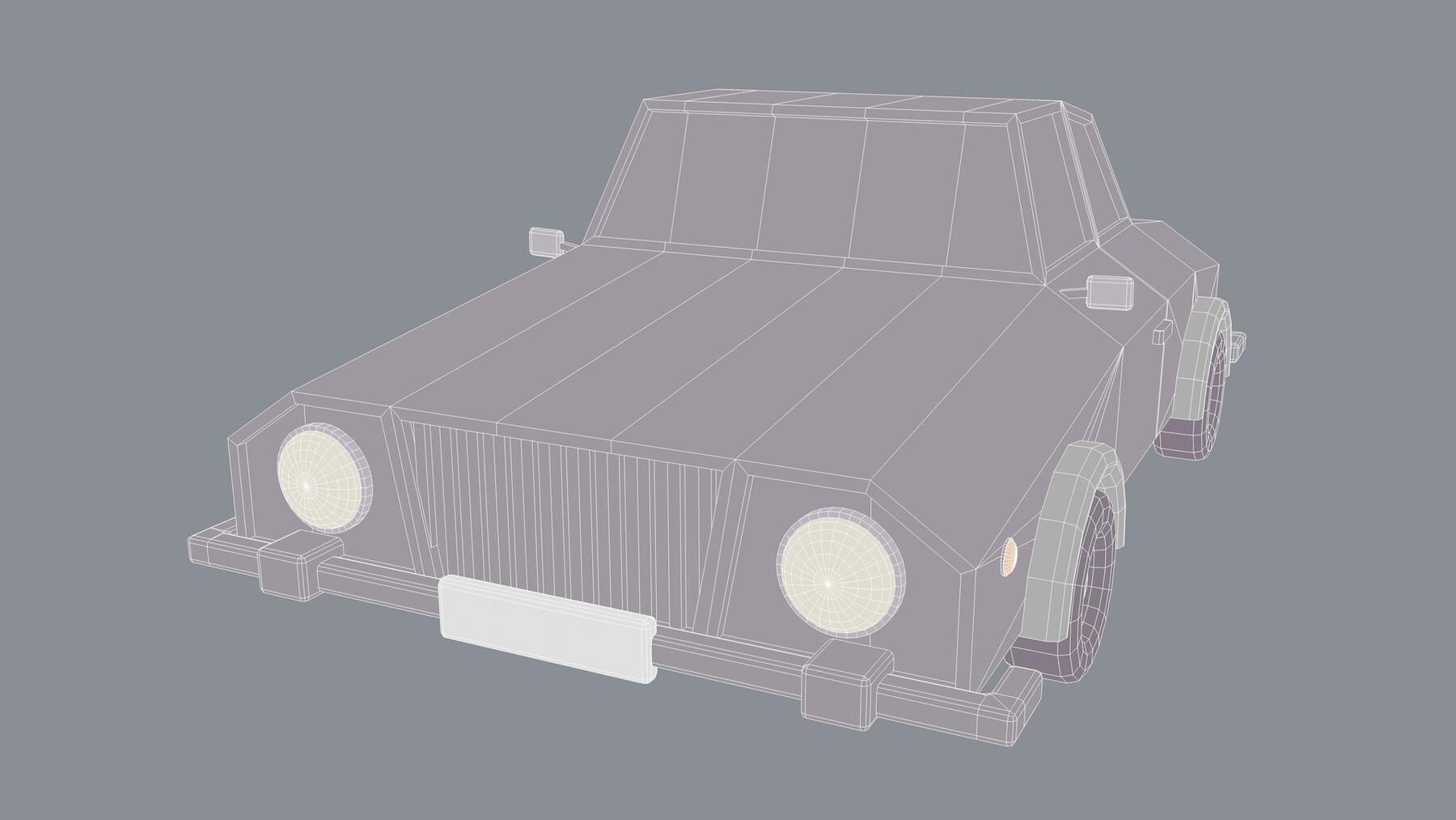 ArtStation - Low-poly Car | Resources