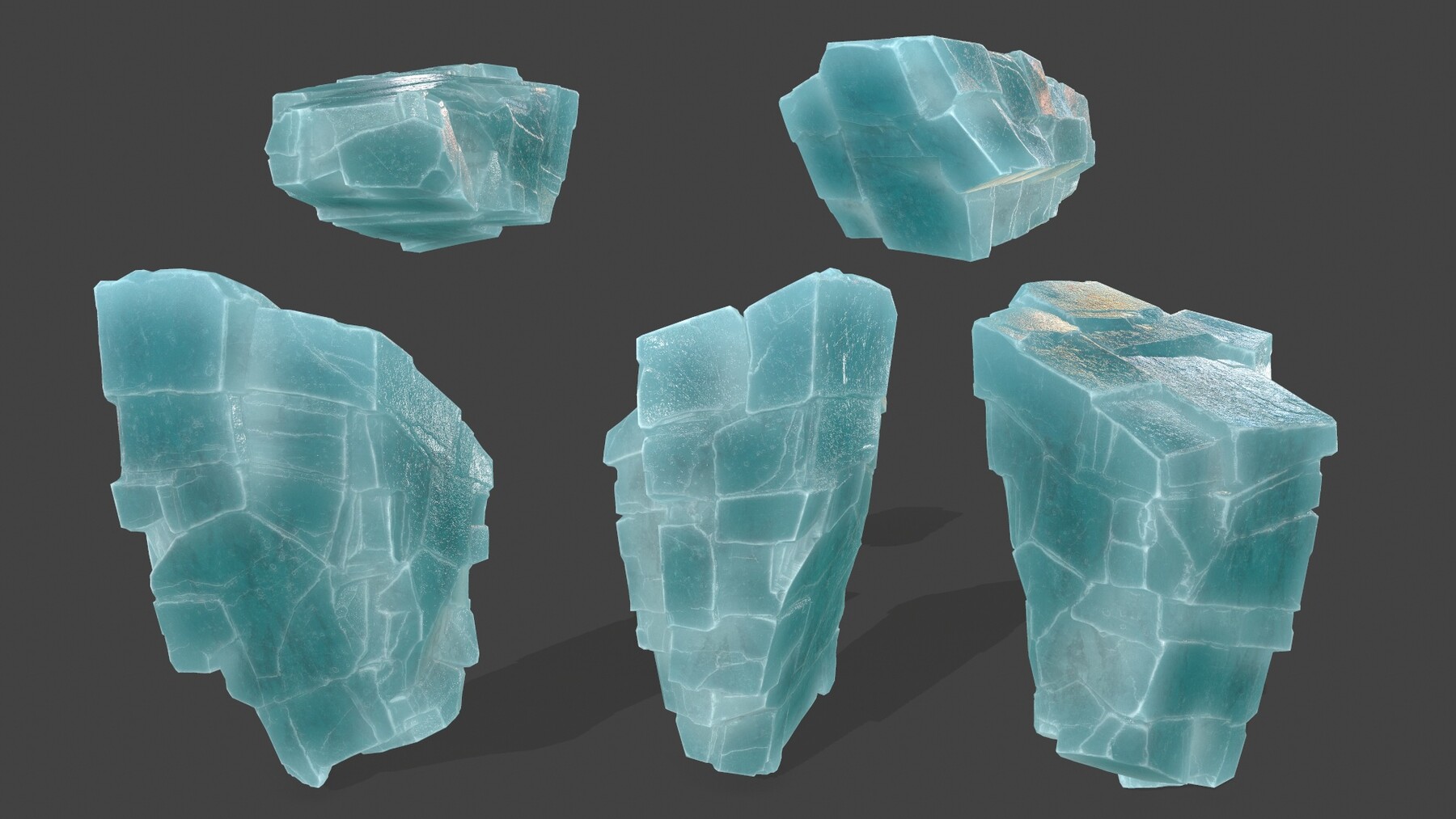 ArtStation - ice set | Game Assets
