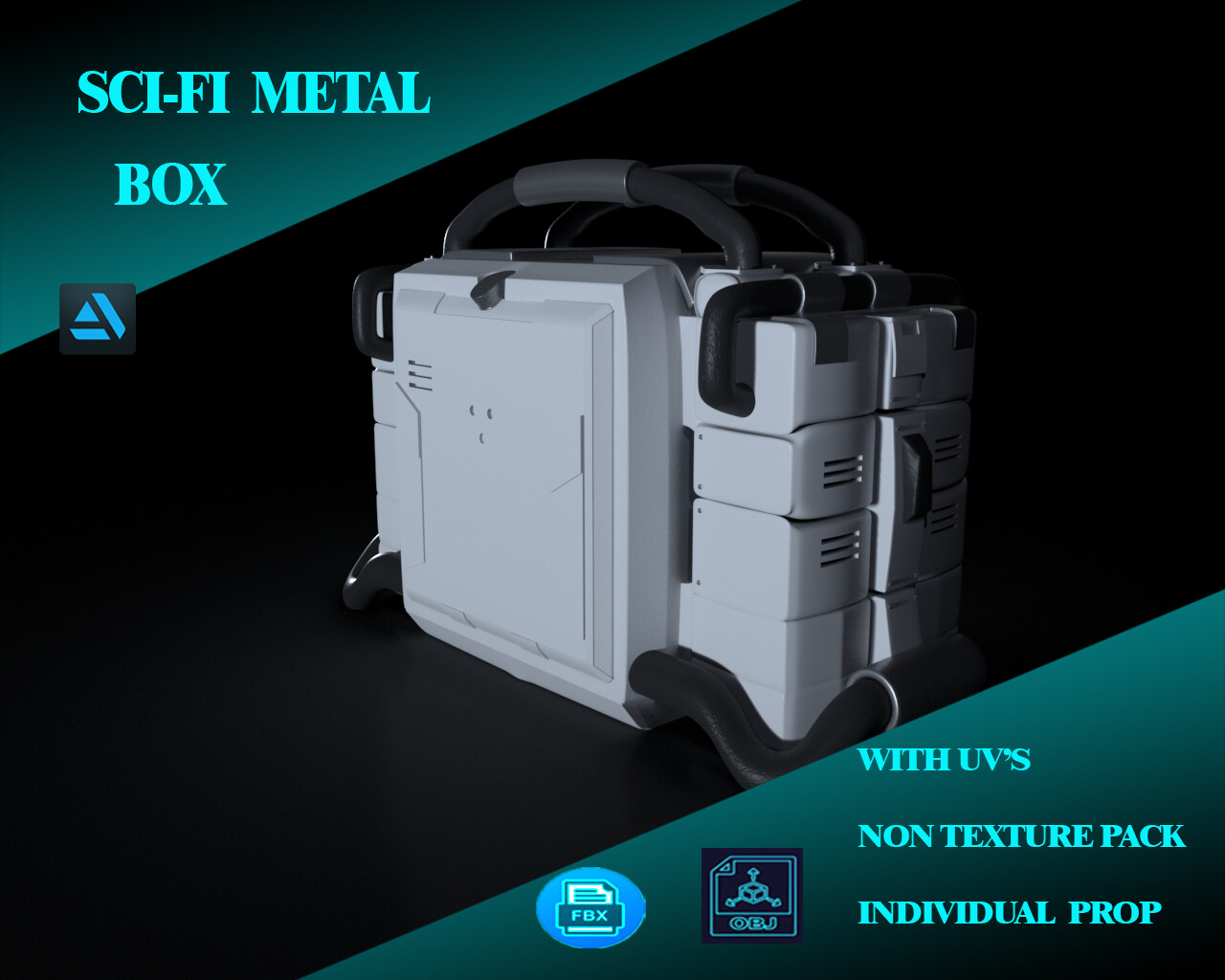 ArtStation - SCI-FI METAL BOX | Game Assets