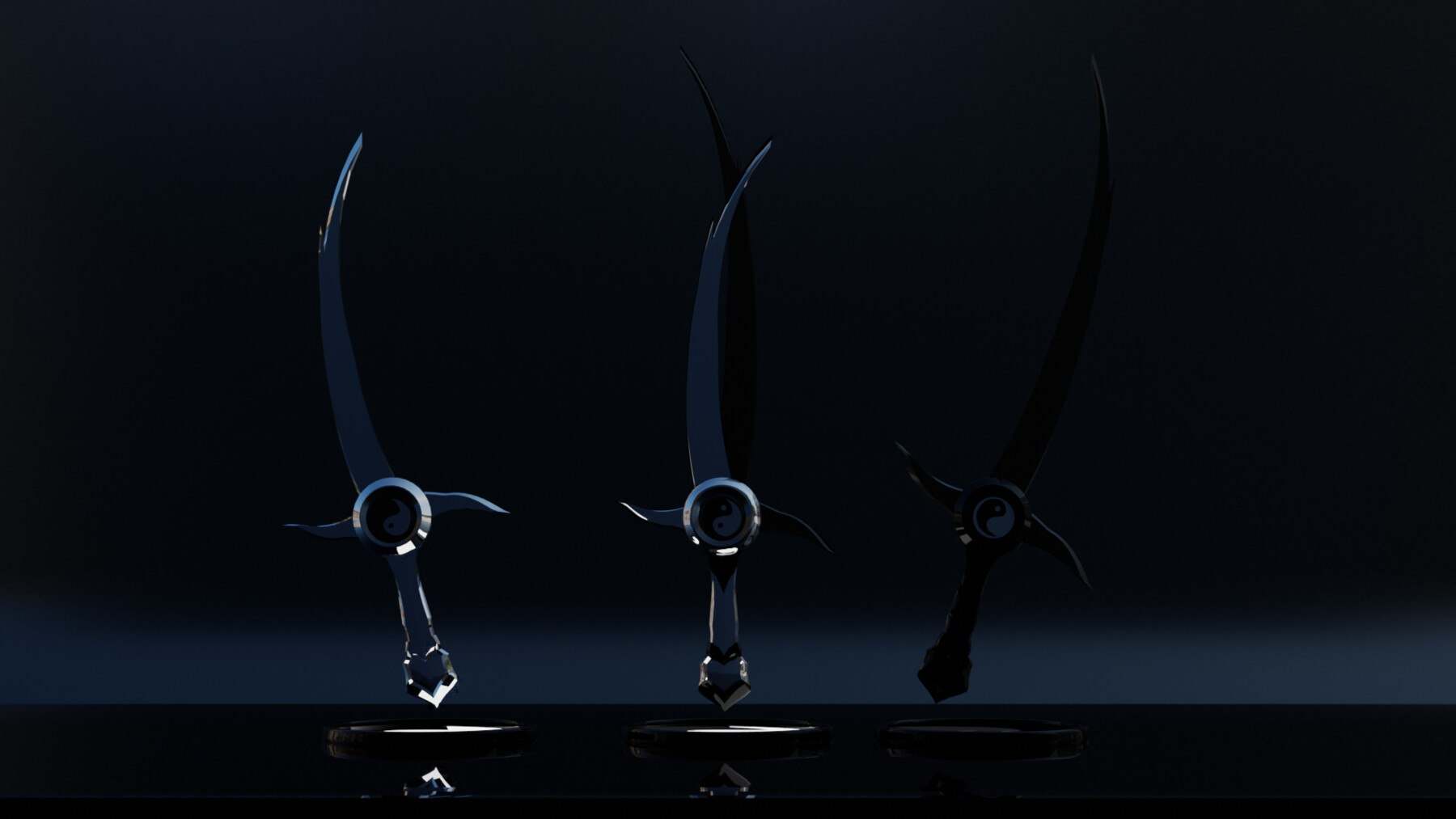 ArtStation - Yin Yang Dagger Sword | Resources