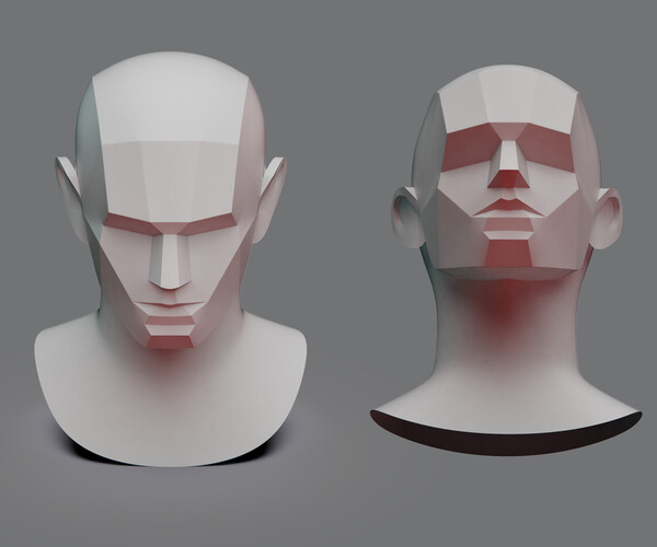 ArtStation - Drawing Figure For Artists: Base Head Planes | Resources