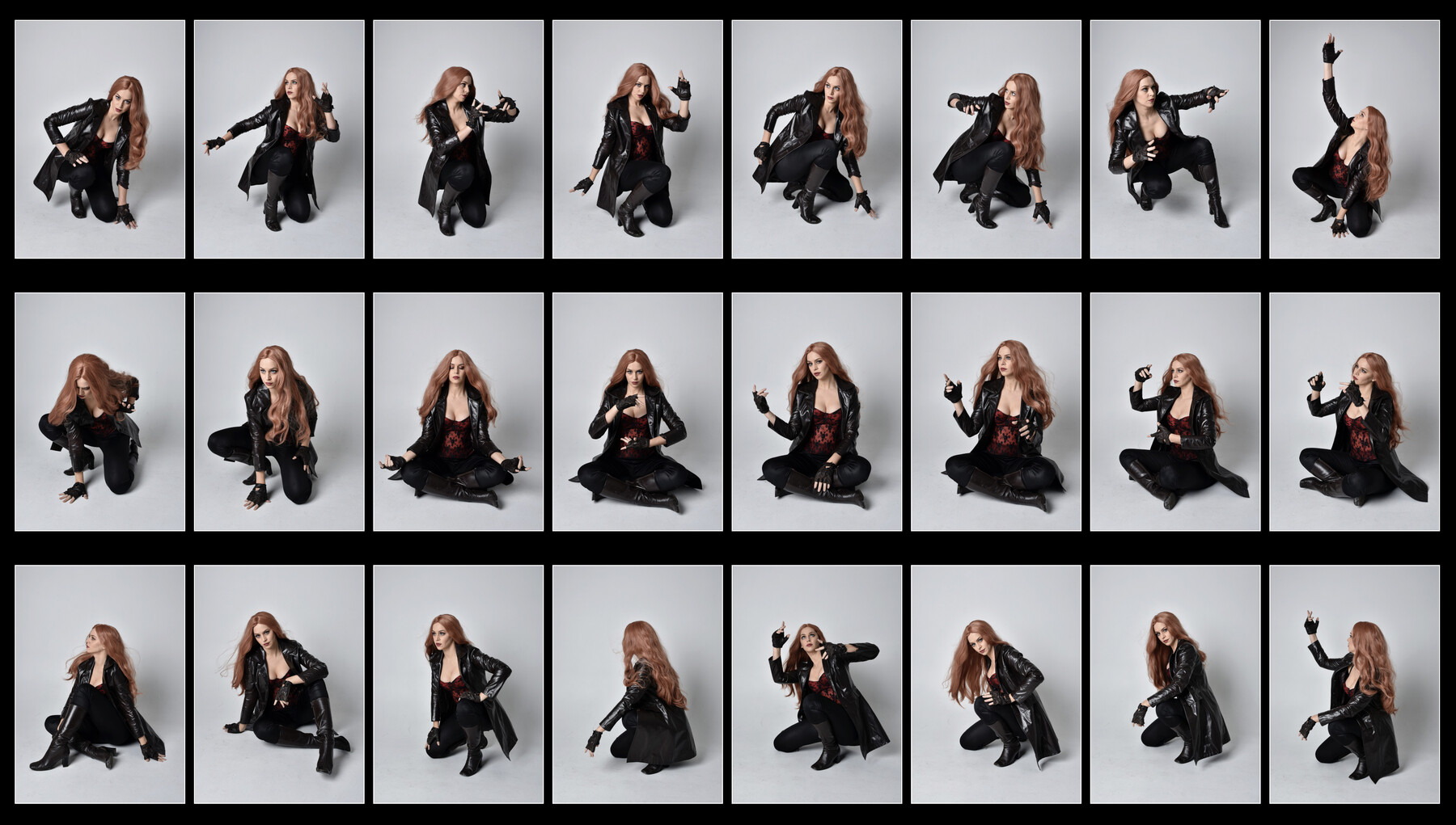 Jessica Truscott - x130 Wanda Maximoff - Pose Reference Pack