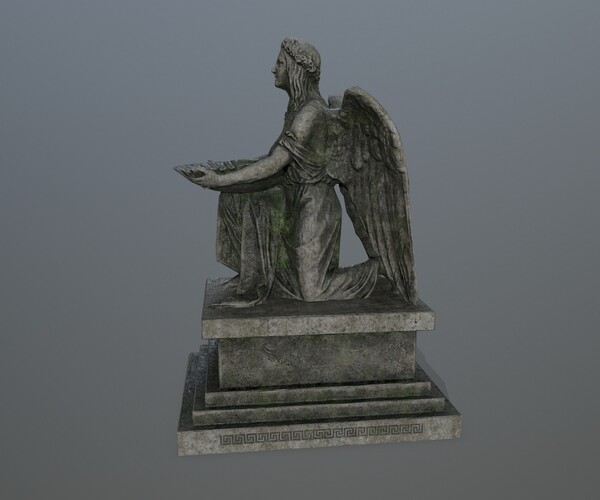 ArtStation - Angel_Statue | Game Assets