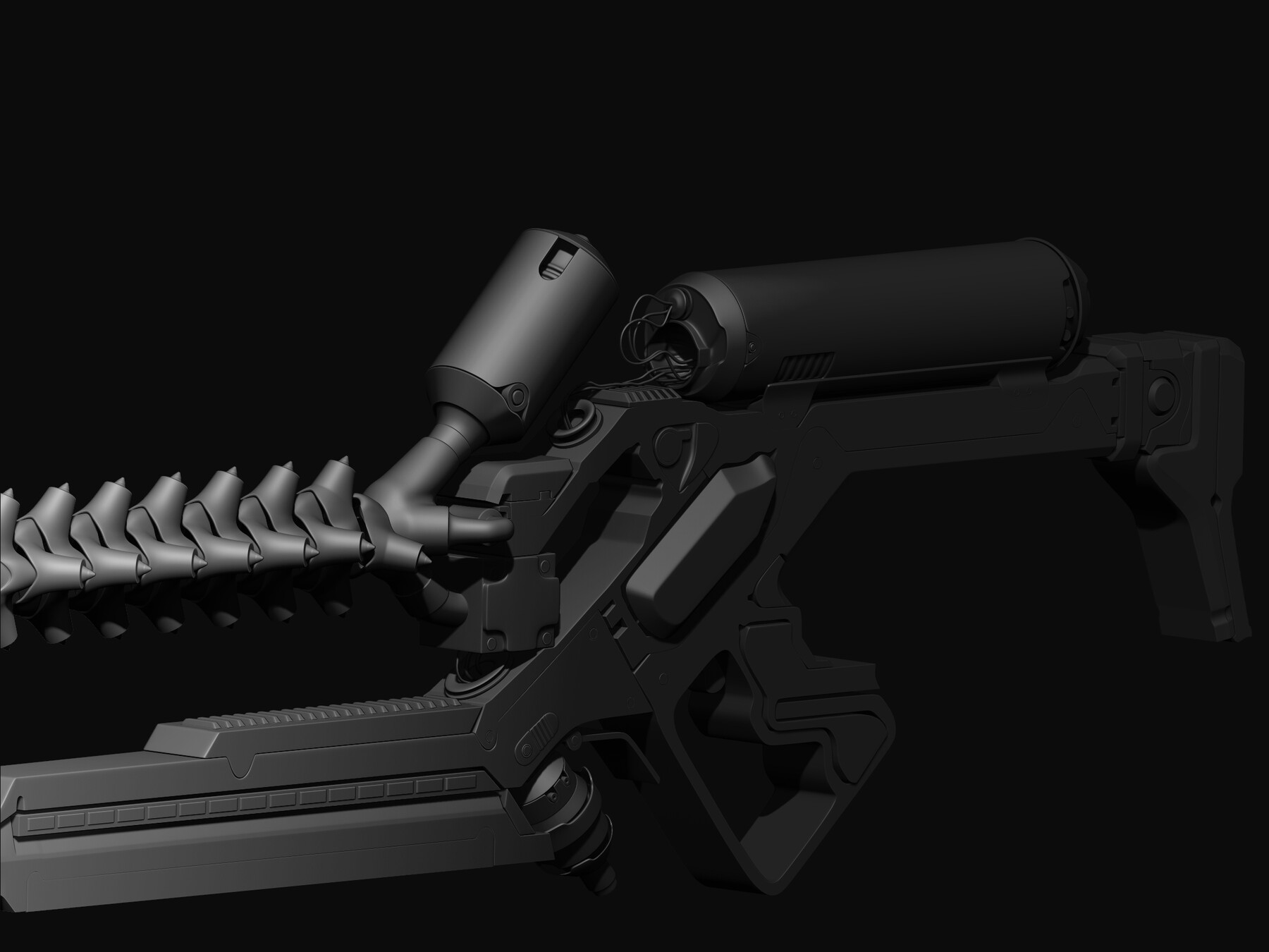 ArtStation - Aliengun 3d print model | Resources