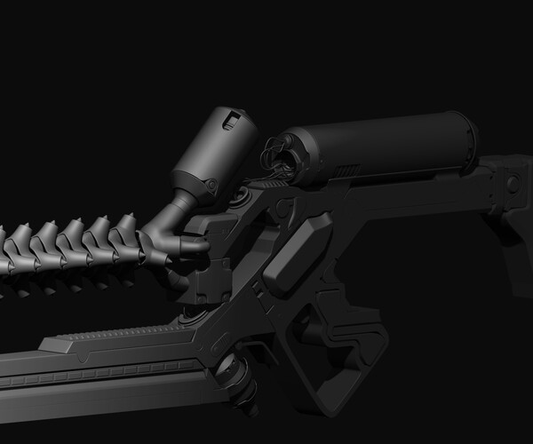 ArtStation - Aliengun 3d print model | Resources
