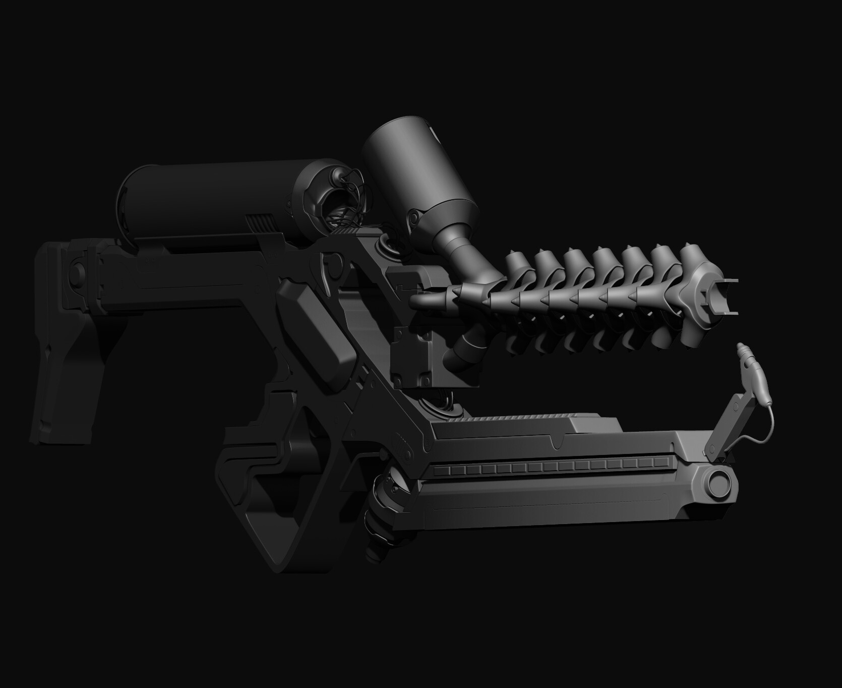 ArtStation - Aliengun 3d print model | Resources