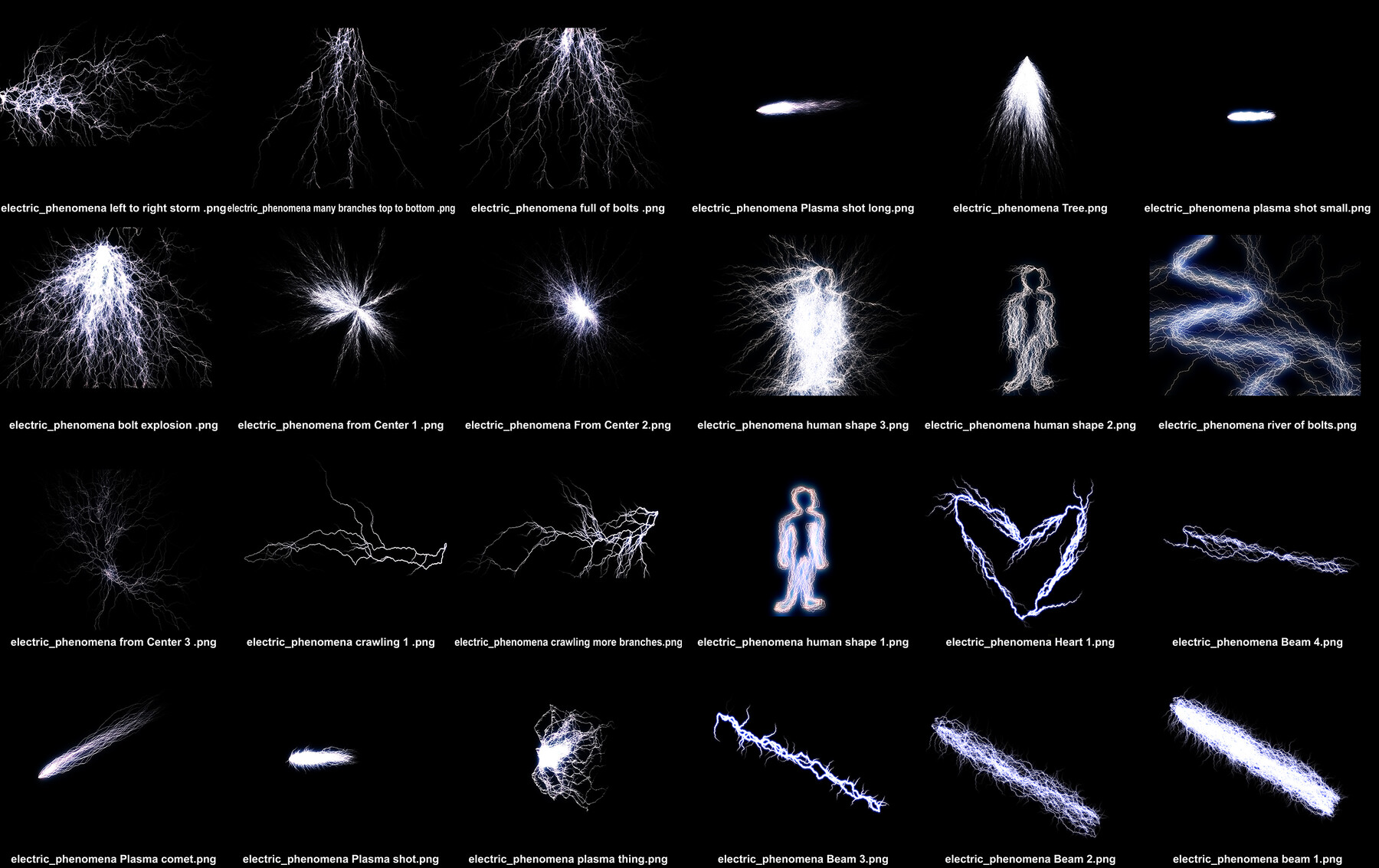 ArtStation - Electrical phenomena: beams and ghosts and special shapes ...