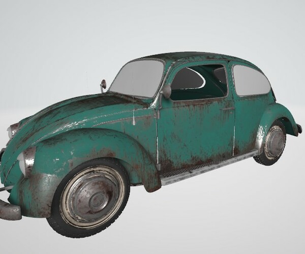 ArtStation - Rusted beetle | Game Assets