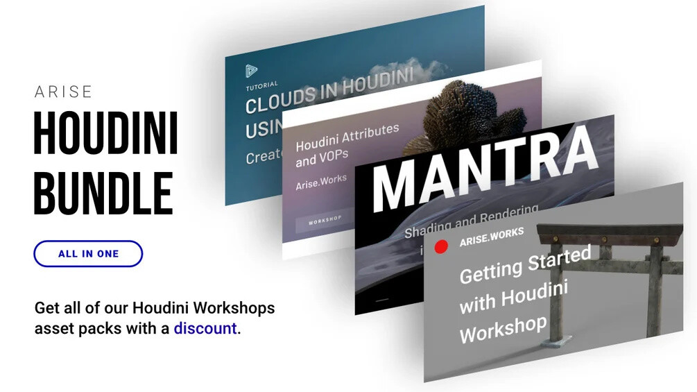 ArtStation - Houdini Tutorial Bundle: All In One | Tutorials
