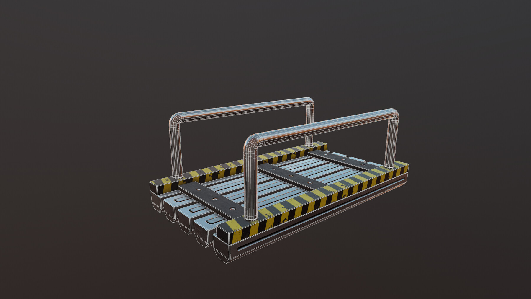 ArtStation - Short Bridge Low-poly 3D model | Game Assets