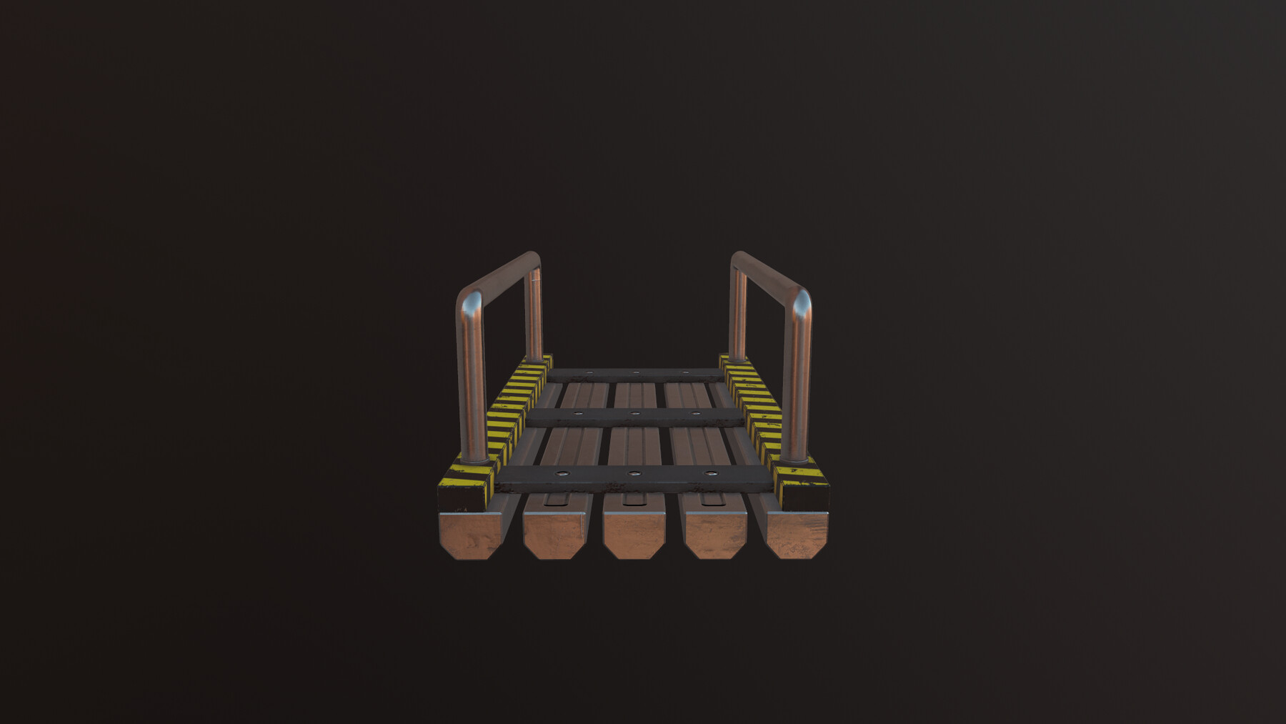 ArtStation - Short Bridge Low-poly 3D model | Game Assets