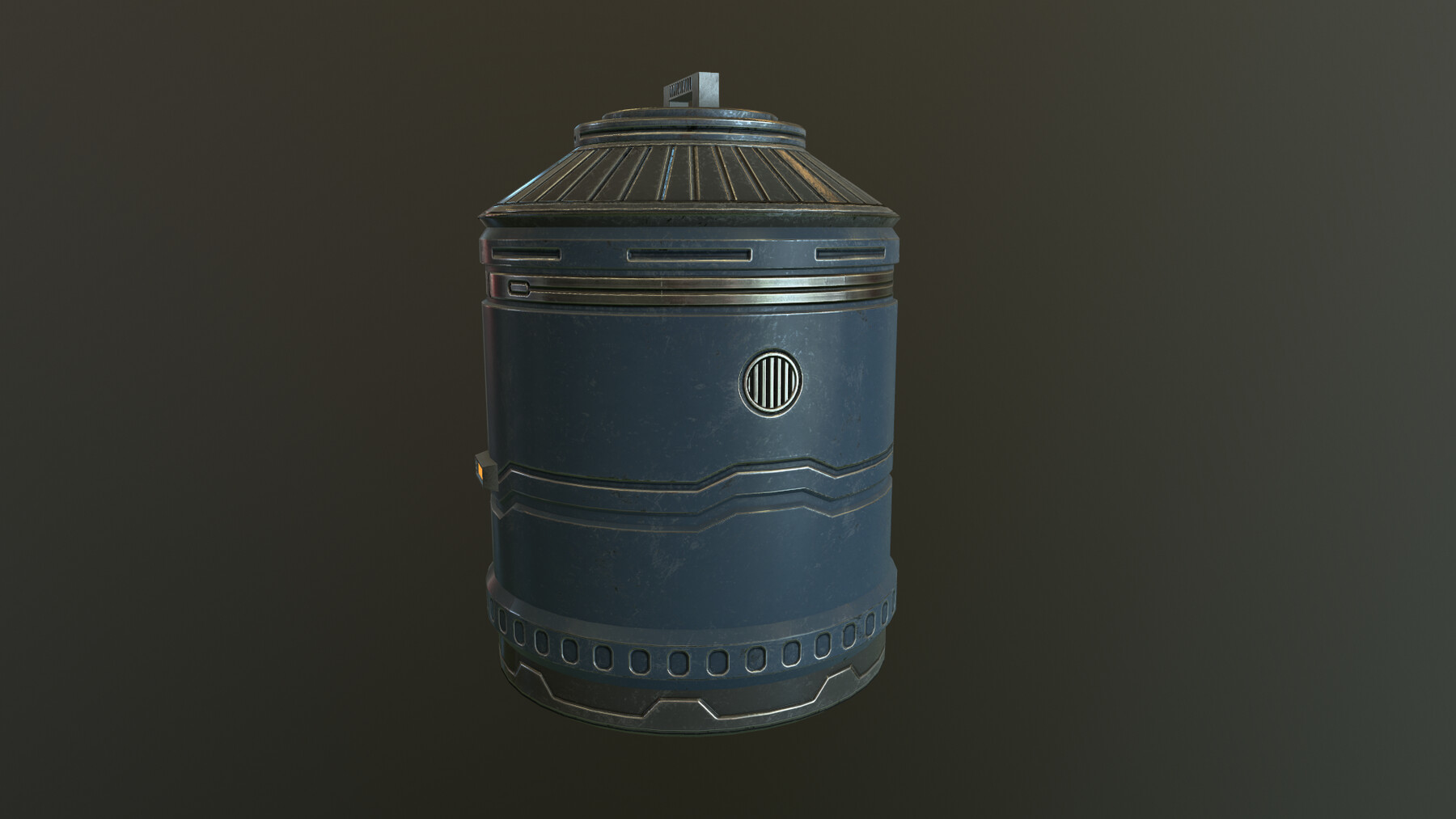 ArtStation - Sci FI Tank Low-poly 3D model | Game Assets