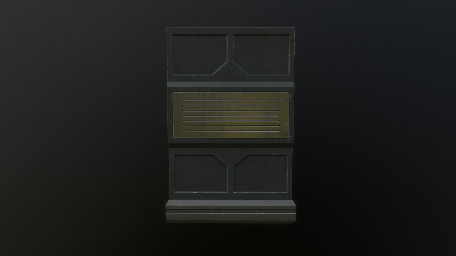 ArtStation - Sci Fi Server Rack Low-poly 3D model | Game Assets