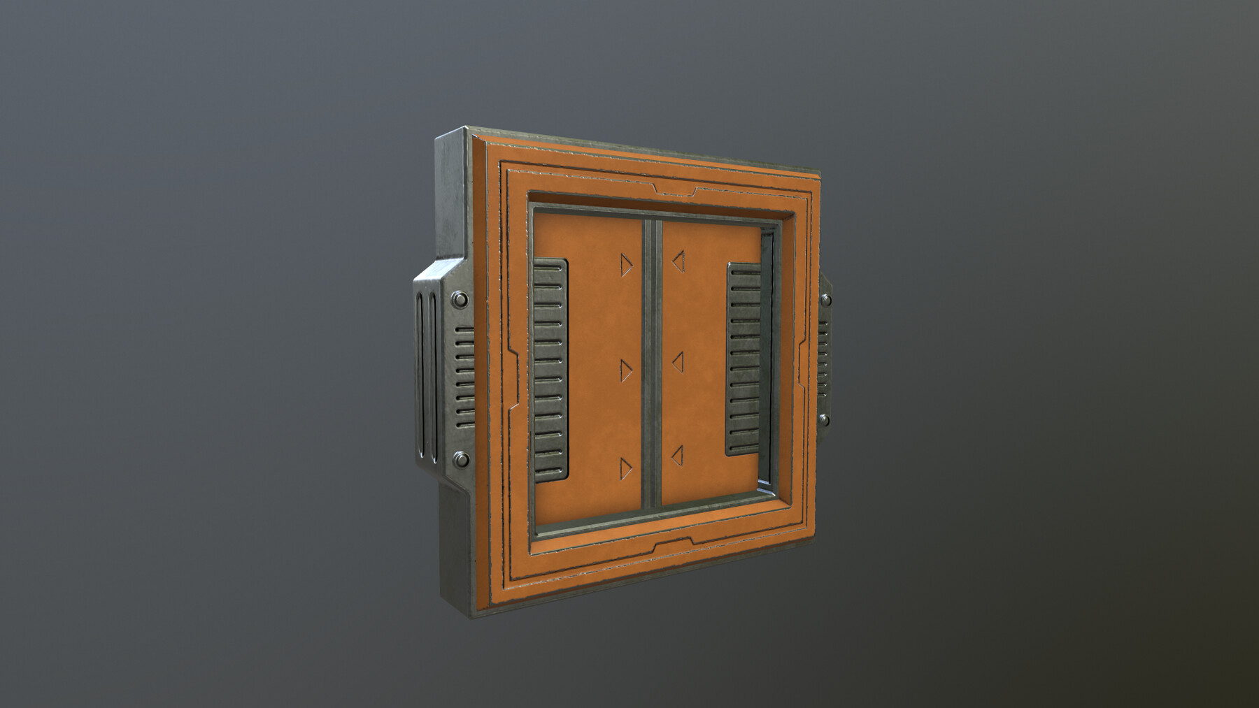 ArtStation - Sci Fi Roof Hatch Low-poly 3D model | Game Assets