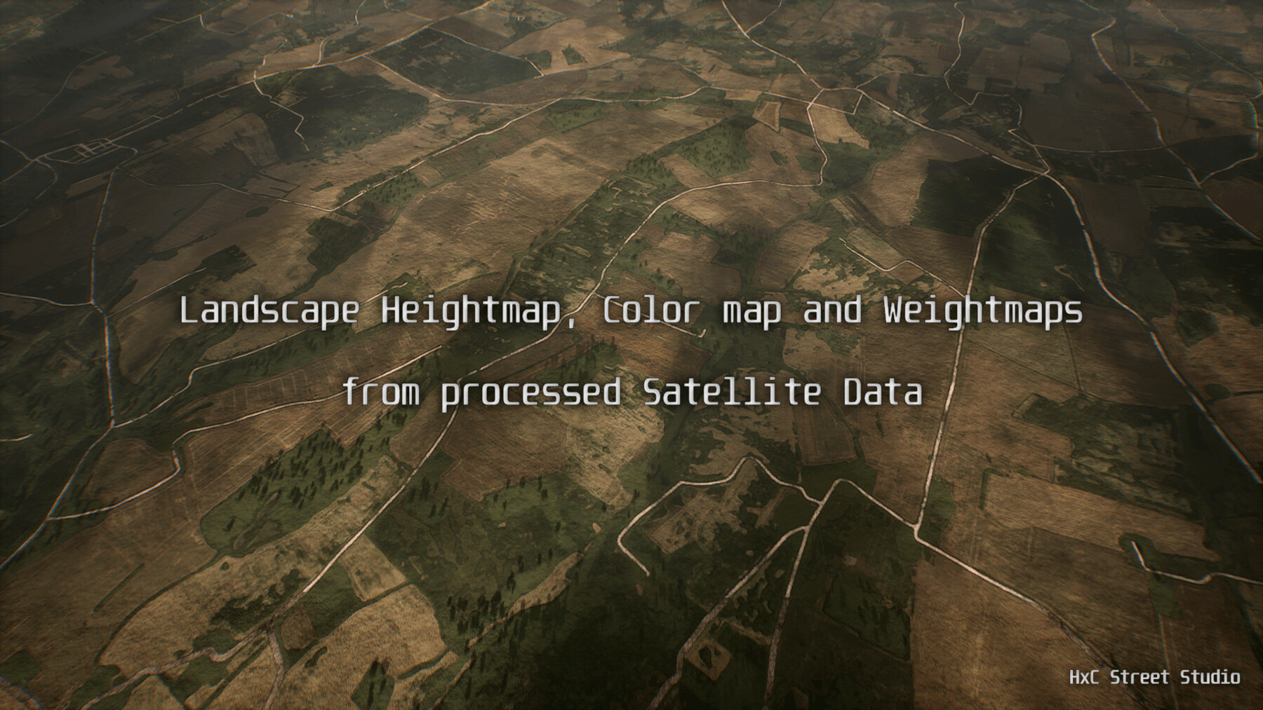 ArtStation - France Fields - Real Scale Satellite Data (UE4 Open World ...