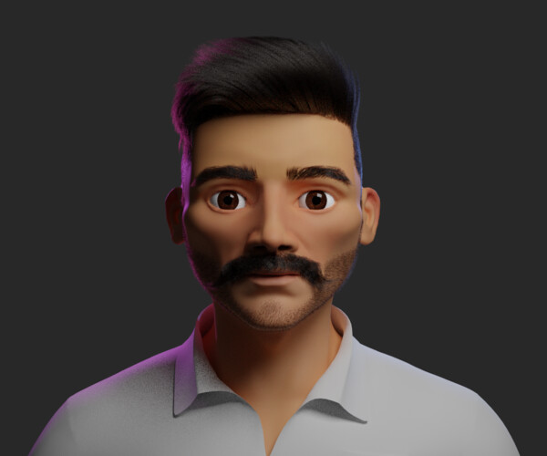 ArtStation - Stylised Male 3D Character | Game Assets