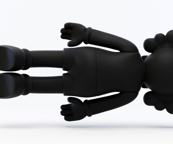 ArtStation - KAWS Face Down Companion | Resources