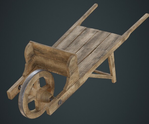 ArtStation - Wheelbarrow 2A | Game Assets