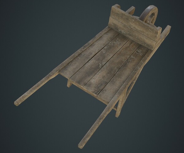 ArtStation - Wheelbarrow 2B | Game Assets