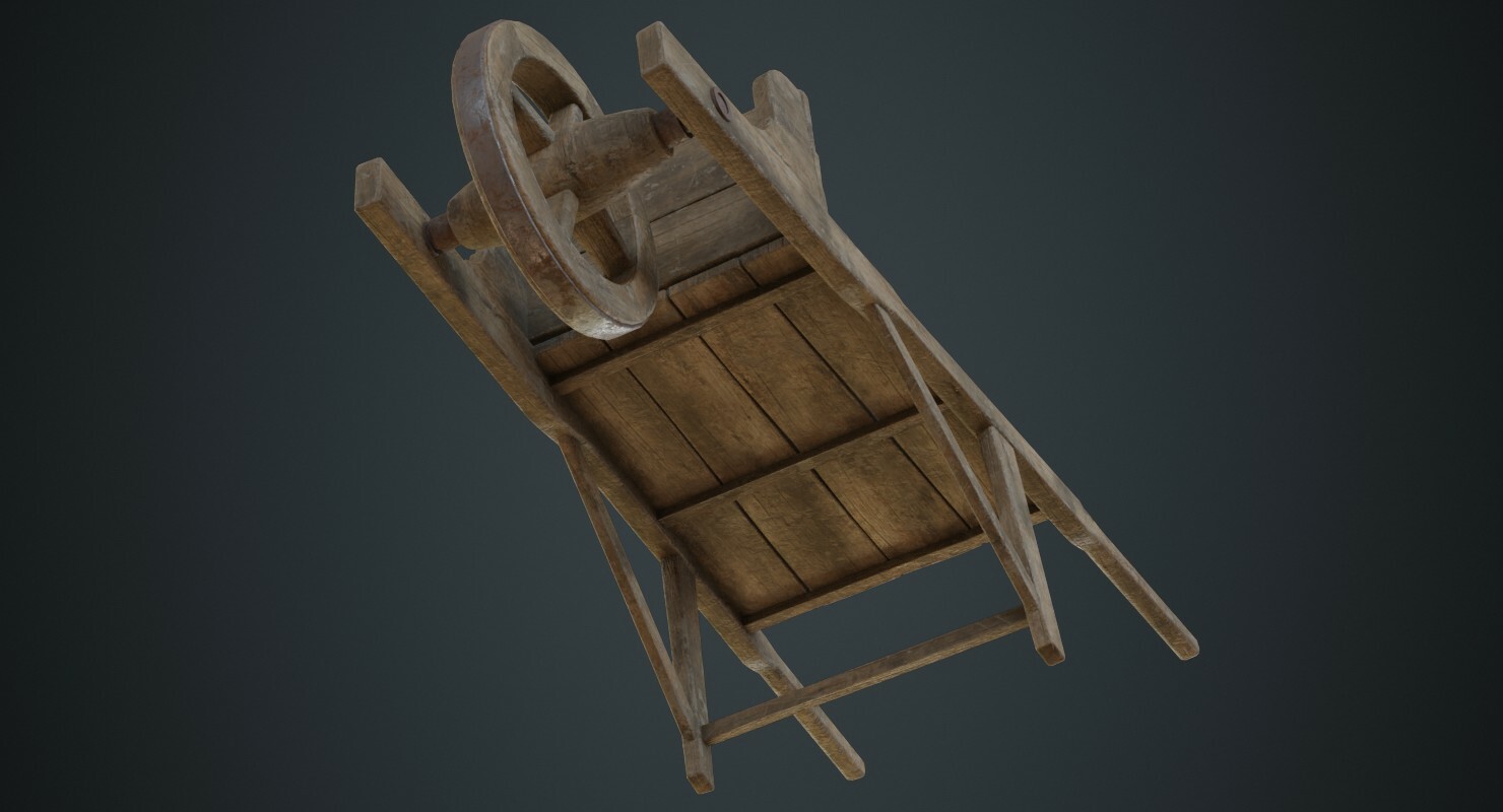 ArtStation - Wheelbarrow 2B | Game Assets