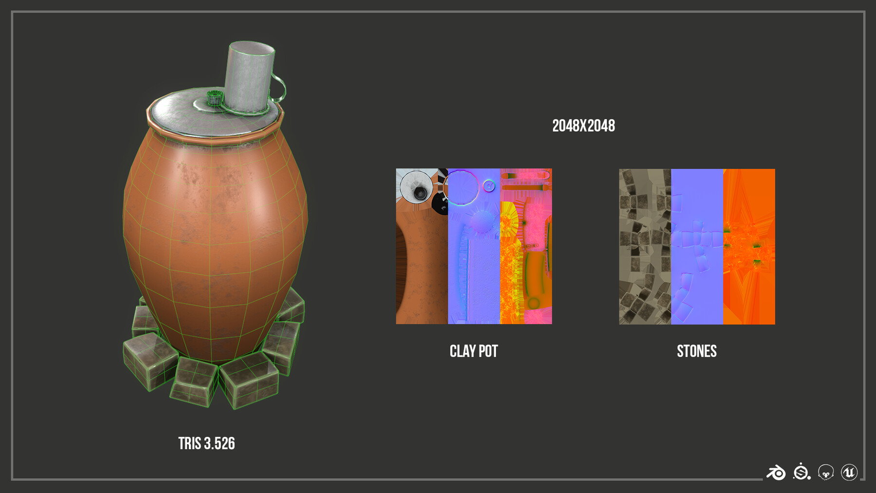 ArtStation - Clay pot | Game Assets