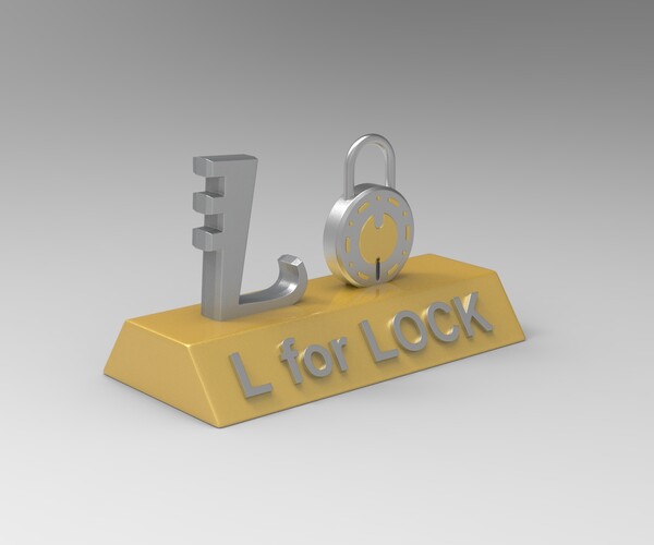ArtStation - L for Lock Model | Resources