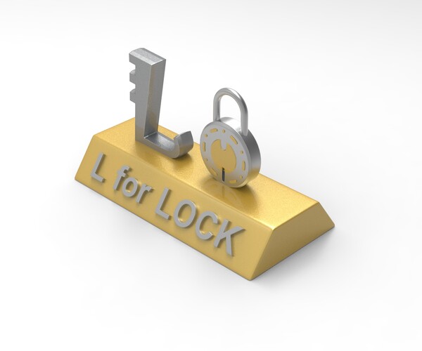 ArtStation - L for Lock Model | Resources