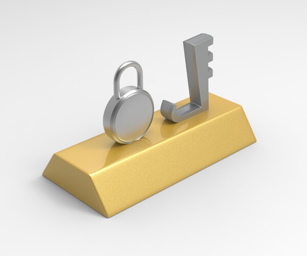 ArtStation - L for Lock Model | Resources