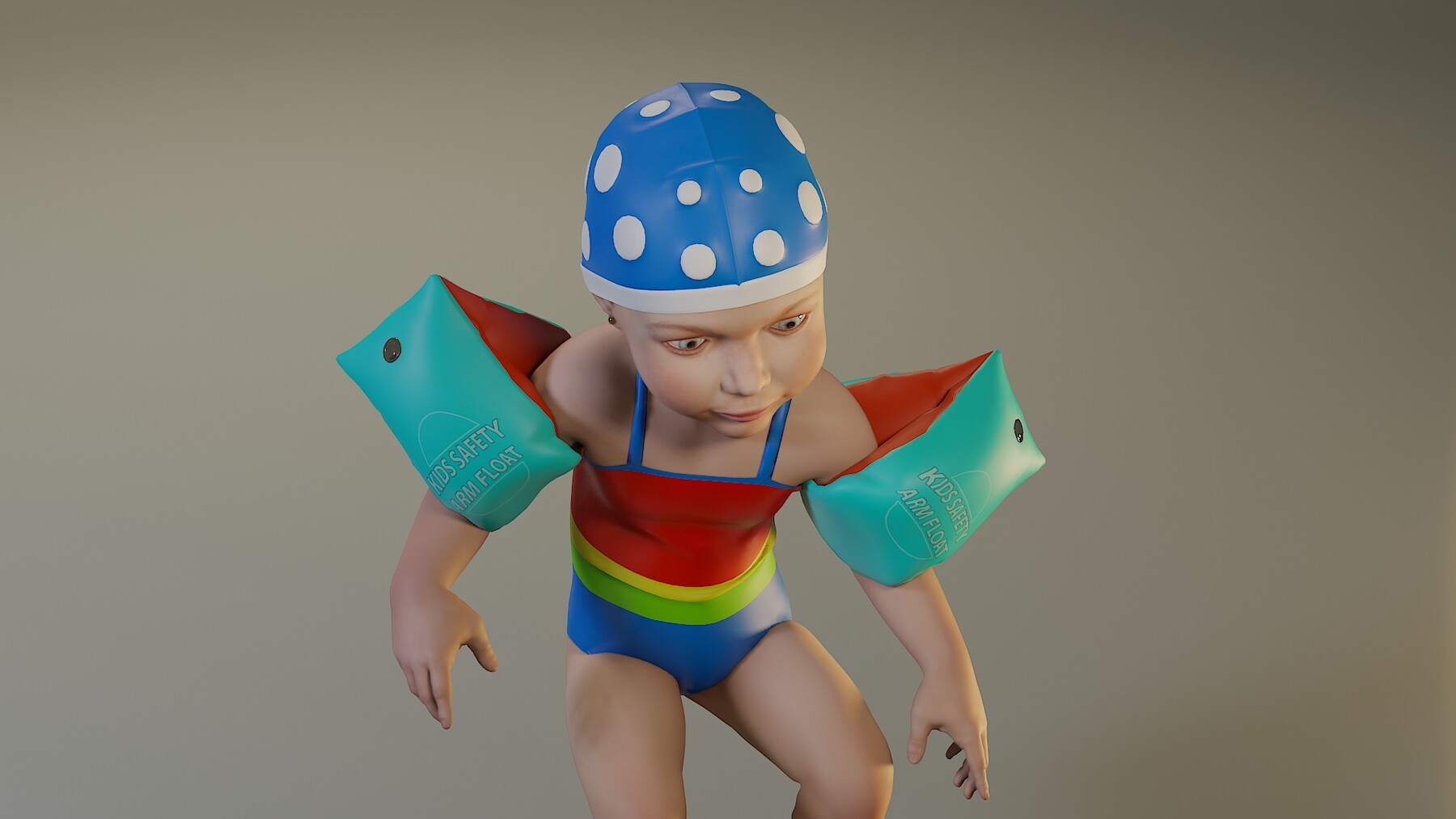 ArtStation - SwwimmingPool Child Female ACC0203007 | Resources