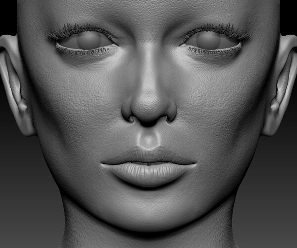 ArtStation - The Woman - Female Body - Very High Detail Sculpt 3D Low ...