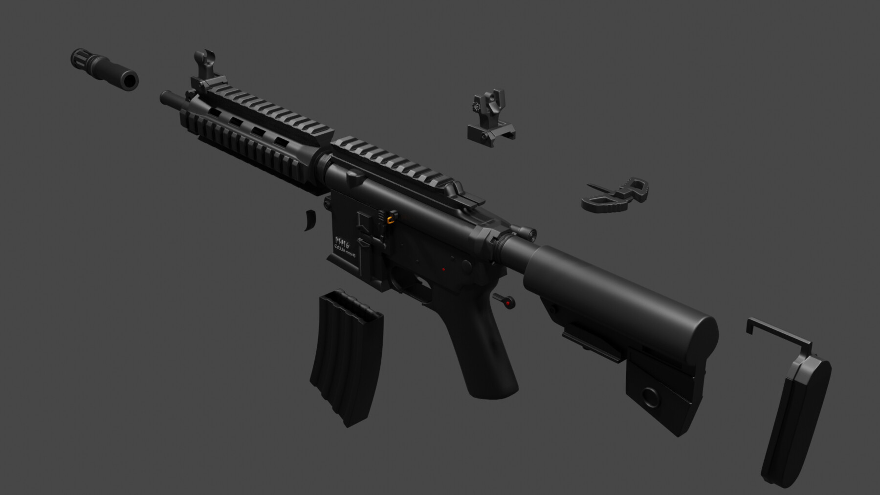 ArtStation - M416 | Game Assets