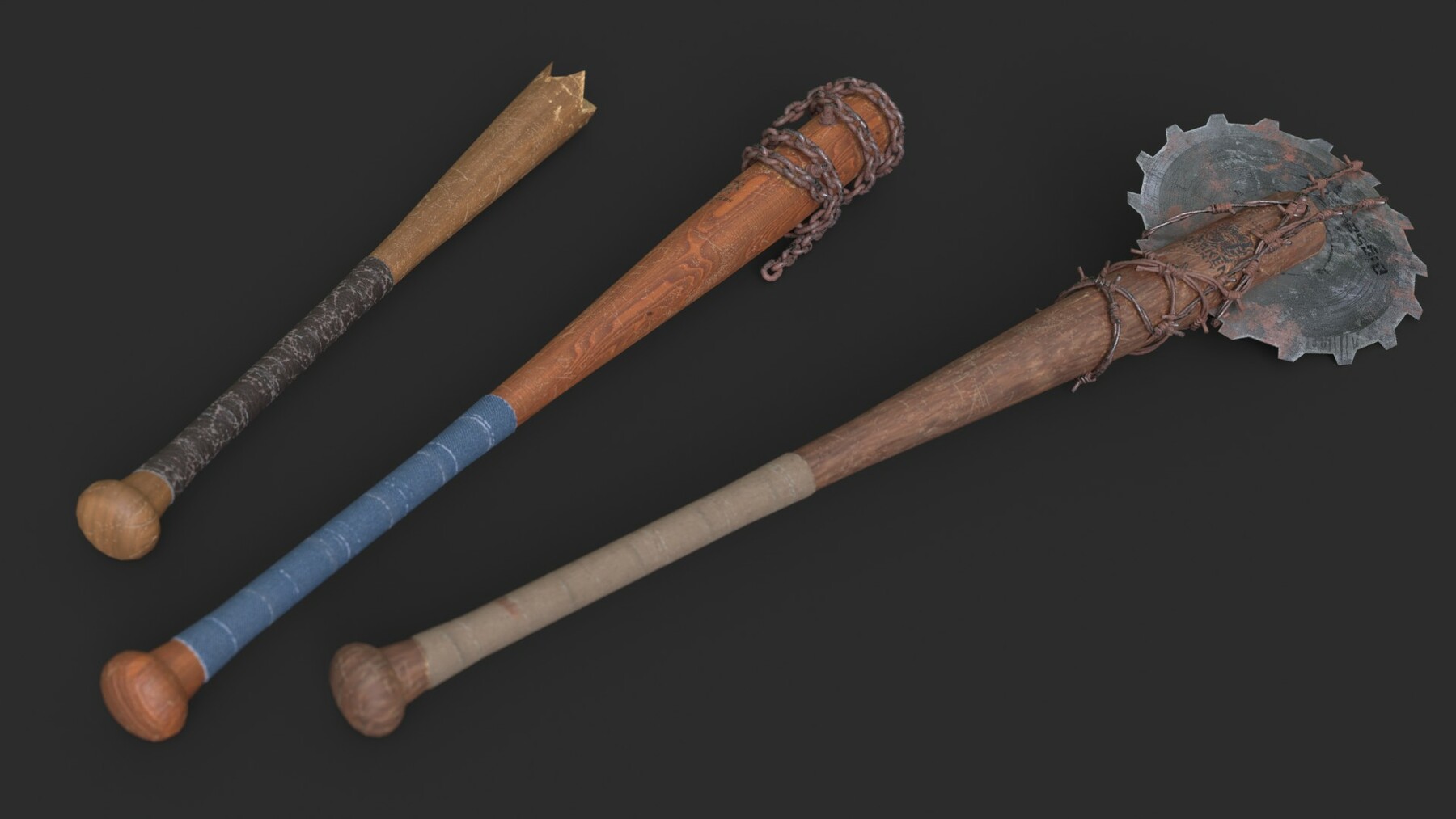 ArtStation - Baseball Bats Assets 02 | Game Assets