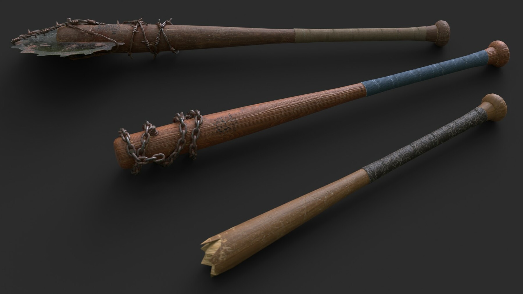 ArtStation - Baseball Bats Assets 02 | Game Assets