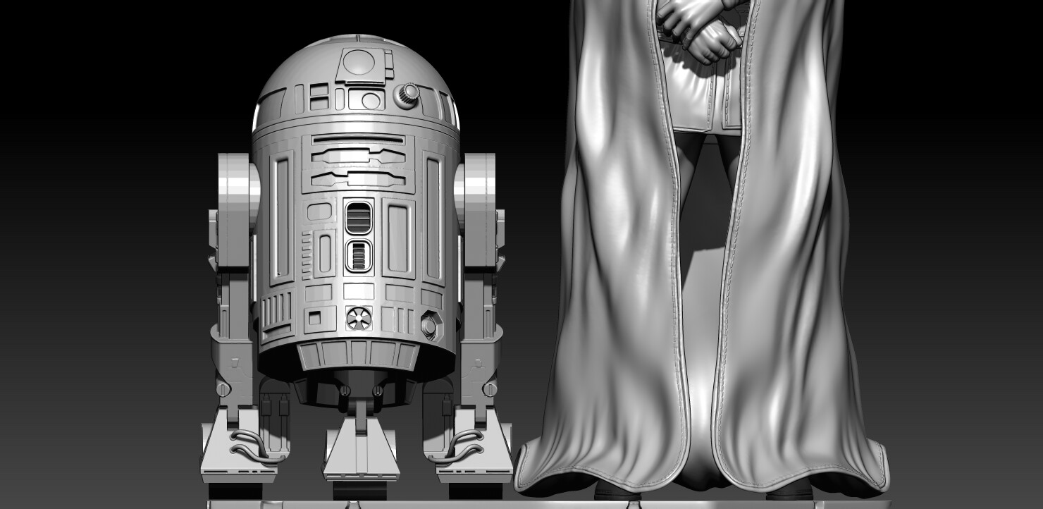 ArtStation - Luke Skywalker V2 and R2D2 the Mandalorian Season 2 ...