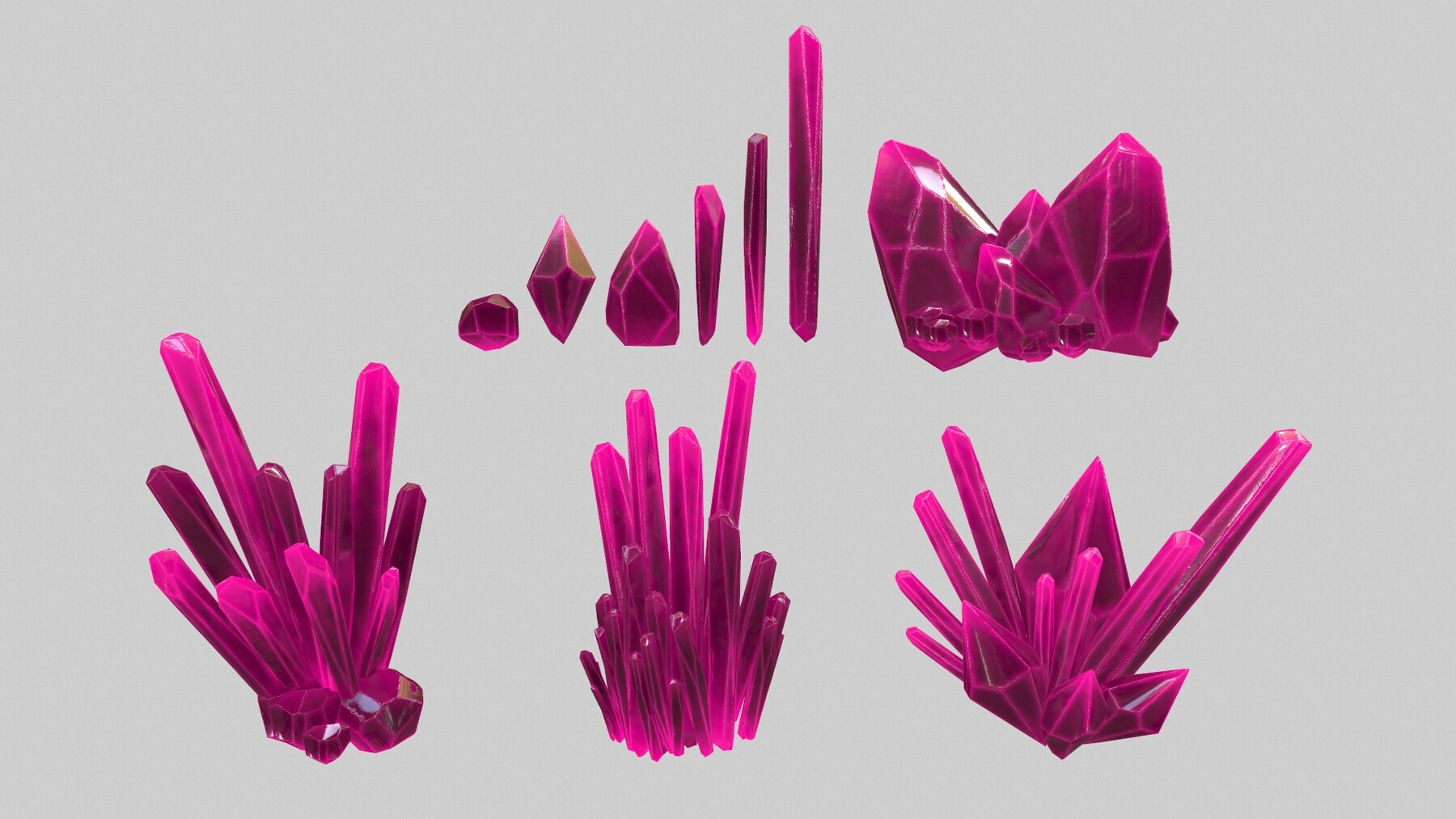 ArtStation - Crystal Set | Game Assets