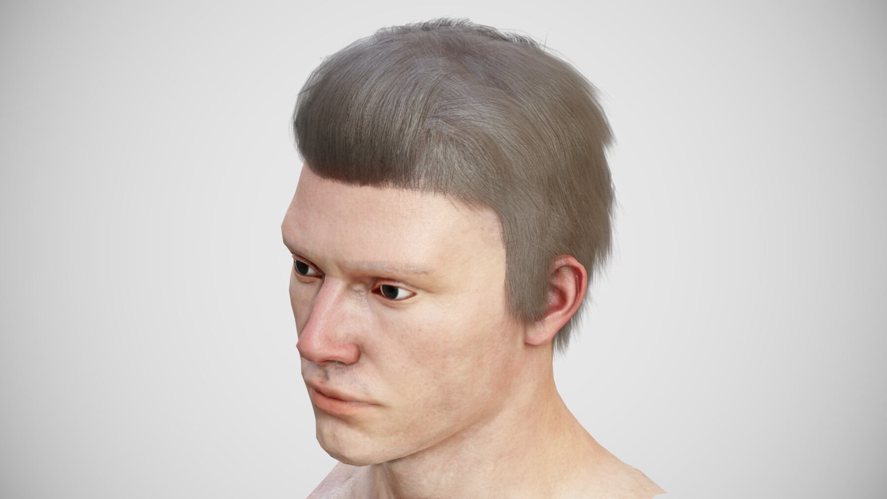 ArtStation - Male Hairstyle | Game Assets