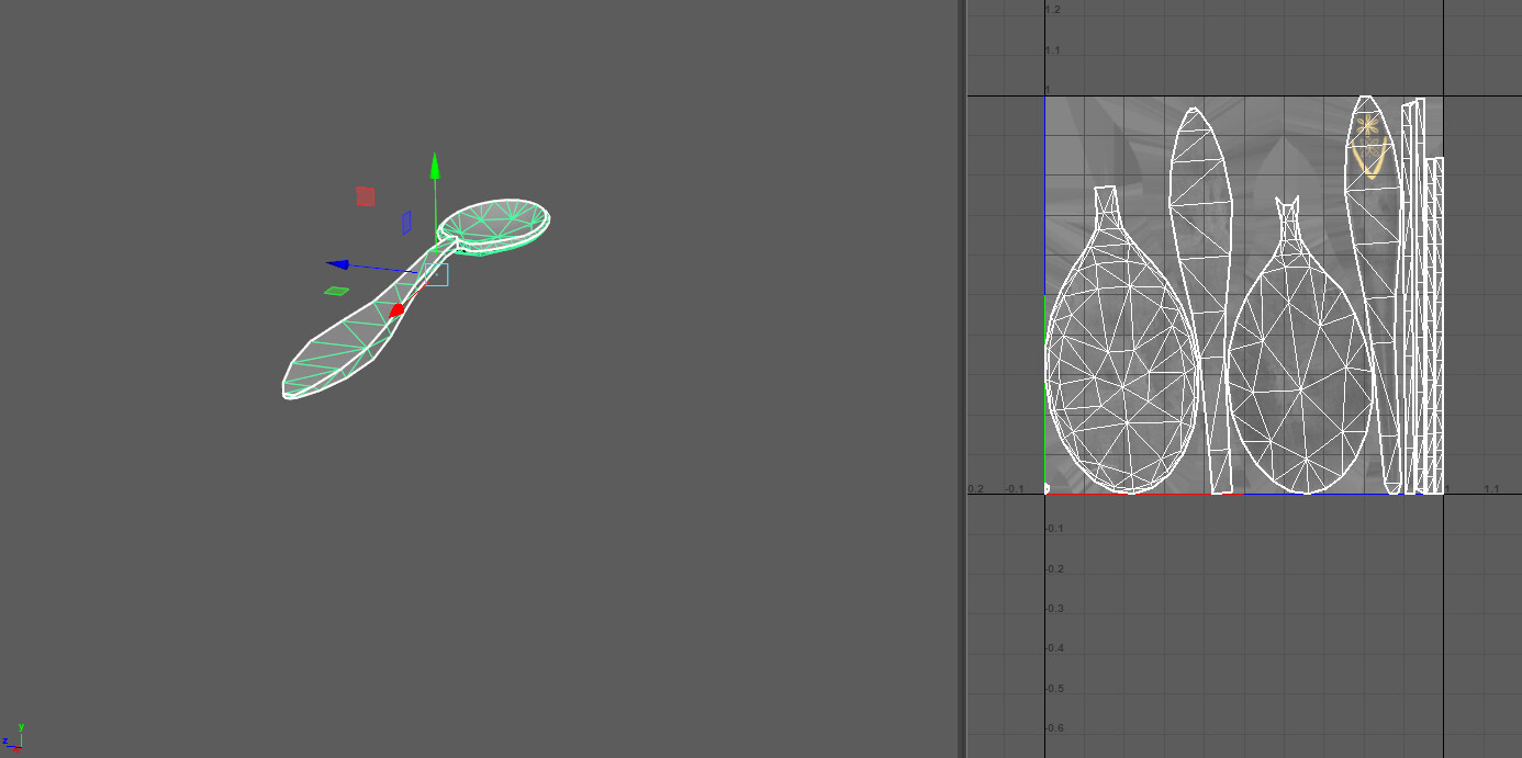 ArtStation - Old spoon Low-poly 3D model | Game Assets