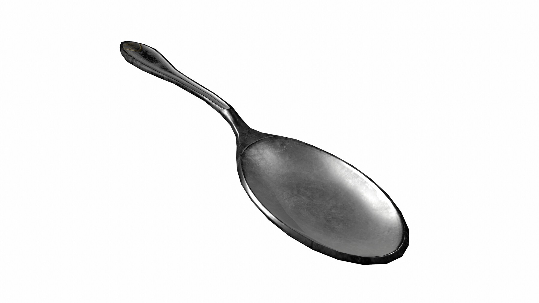ArtStation - Old spoon Low-poly 3D model | Game Assets