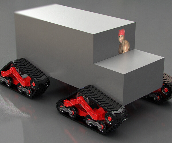 ArtStation - 2 TRACK WHEELS KITBASH | Resources