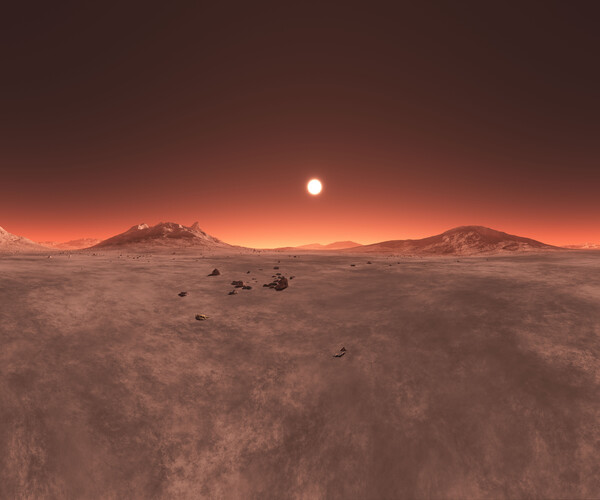 ArtStation - Mars 01. 16K HDRI | Game Assets