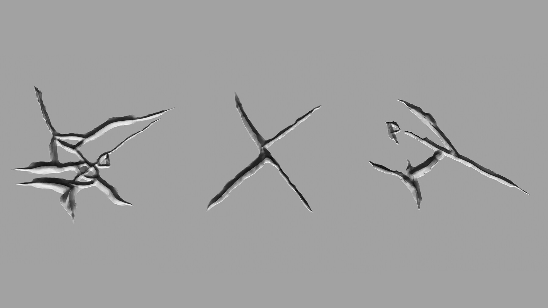 ArtStation - Stylize Crack Brushes Vol. 1 | Brushes