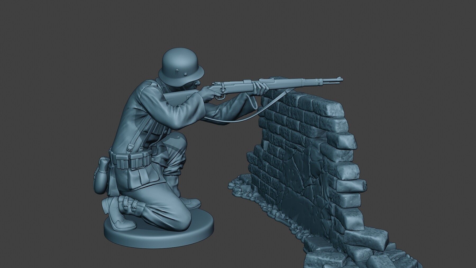 ArtStation - German soldier ww2 shoot cover G5 | Resources