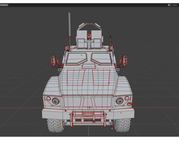 ArtStation - American Military Vehicle Game Ready | Game Assets